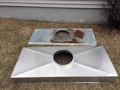 Prefab Chimney Chase Cover Install » Full Service Chimney™
