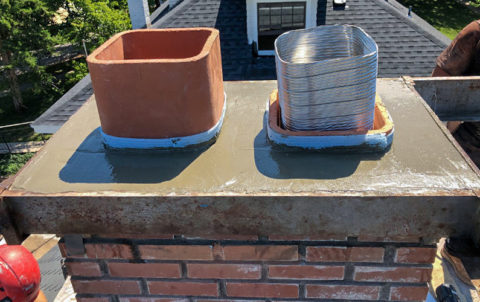 Chimney Crown Seal vs New Construction » Full Service Chimney™