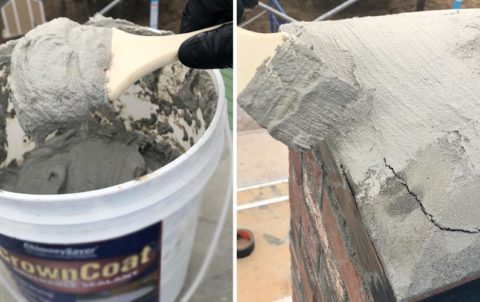 Chimney Crown Seal vs New Construction » Full Service Chimney™